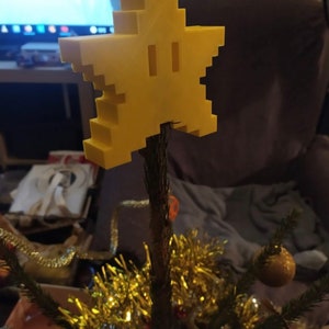 Super Mario Christmas Tree Star Christmas Decoration Mini - Etsy