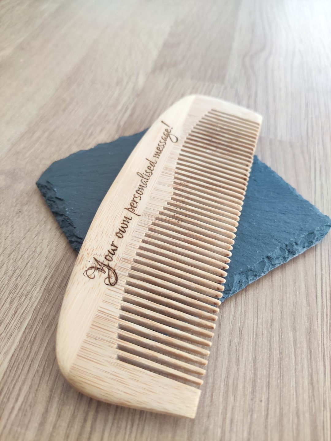Personalised Bamboo Comb - Personalised Comb - Gift for Grandad - Gift ...