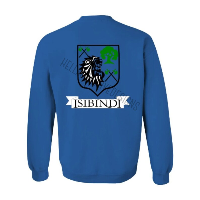 Unisex Isibindi House Flag and Crest Front/back Heavy Blend - Etsy