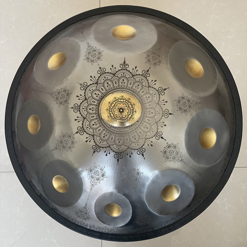 Handmade Handpan Drum Kurd / Celtic D Minor 9/10/12 Notes Stainless ...