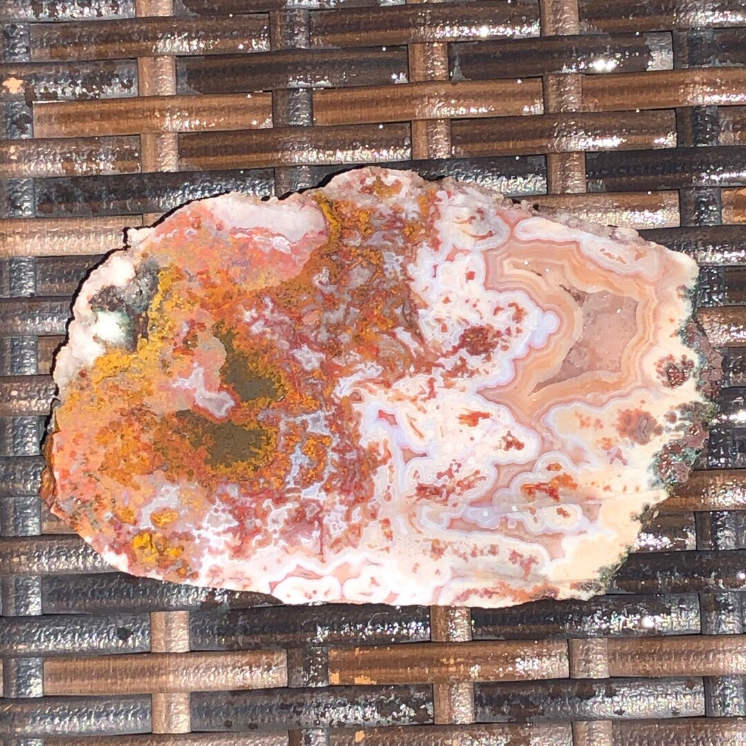 Moroccan Apple Valley Agate Slab, Peach Translucent Color ...