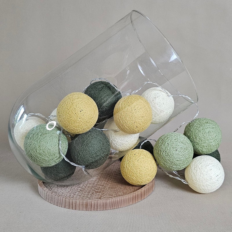 Cotton Ball Light - Etsy