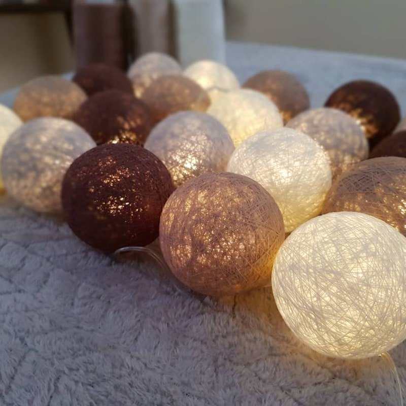 Cotton Ball Light - Etsy