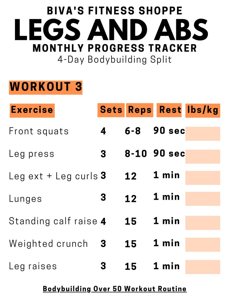 Bodybuilding Workout Routine PDF, Bodybuilding for Women, Bodybuilding ...