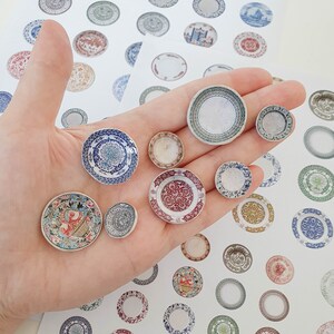 Printable 98 Miniature Plates Vintage Collection Set 3 PDF - Etsy