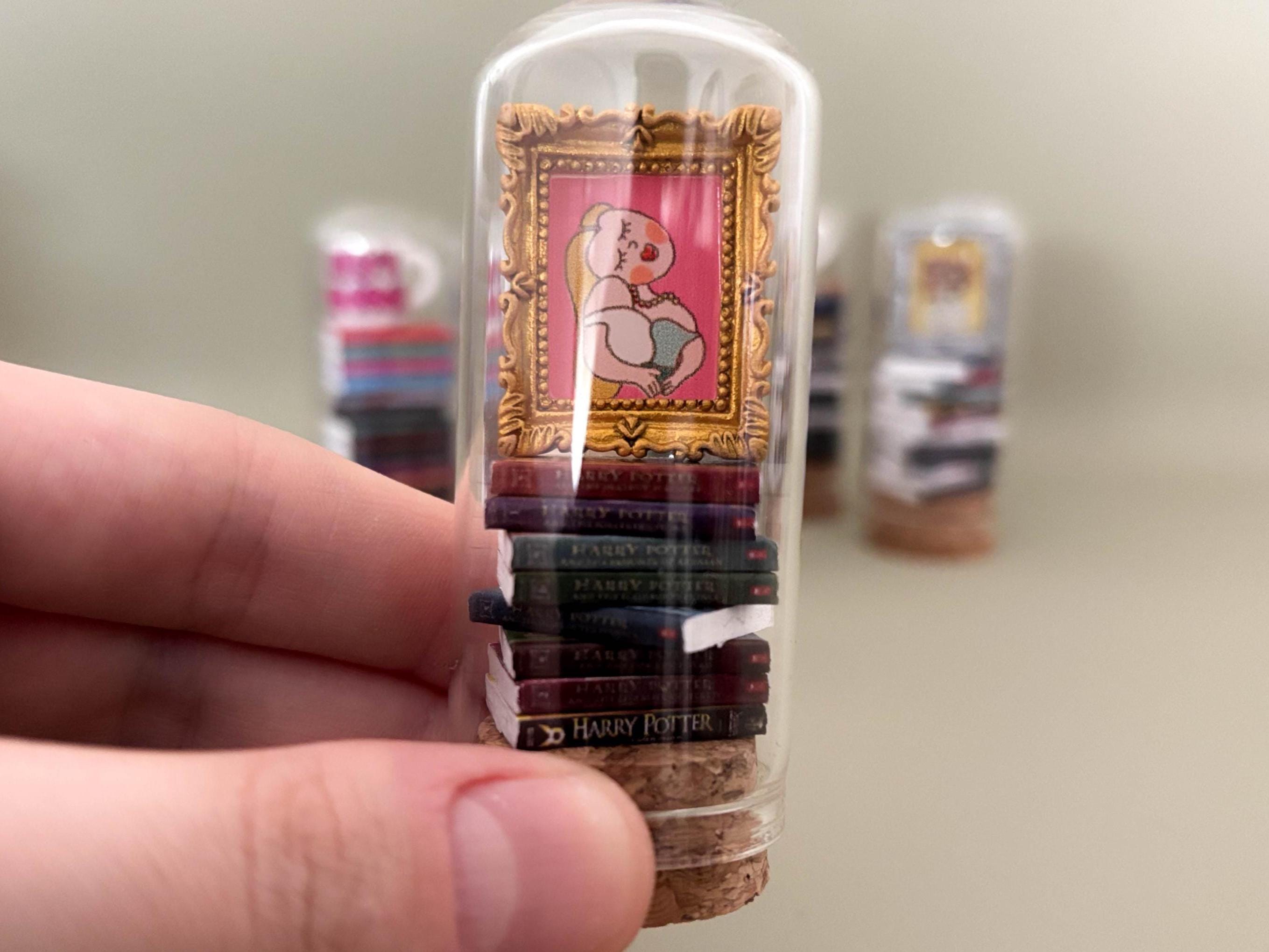 Mini TBR Jar, Book Tube With Random or Custom Books Gift for Book Club ...