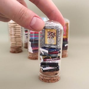 Mini TBR Jar, Book Tube With Random or Custom Books Gift for Book Club ...