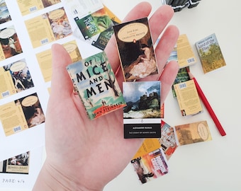 Printable 27 Miniature Book Cover Classic Children's Books Collection ...