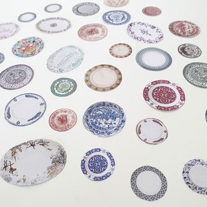 Printable 98 Miniature Plates Vintage Collection Set 3 PDF Files Scale ...