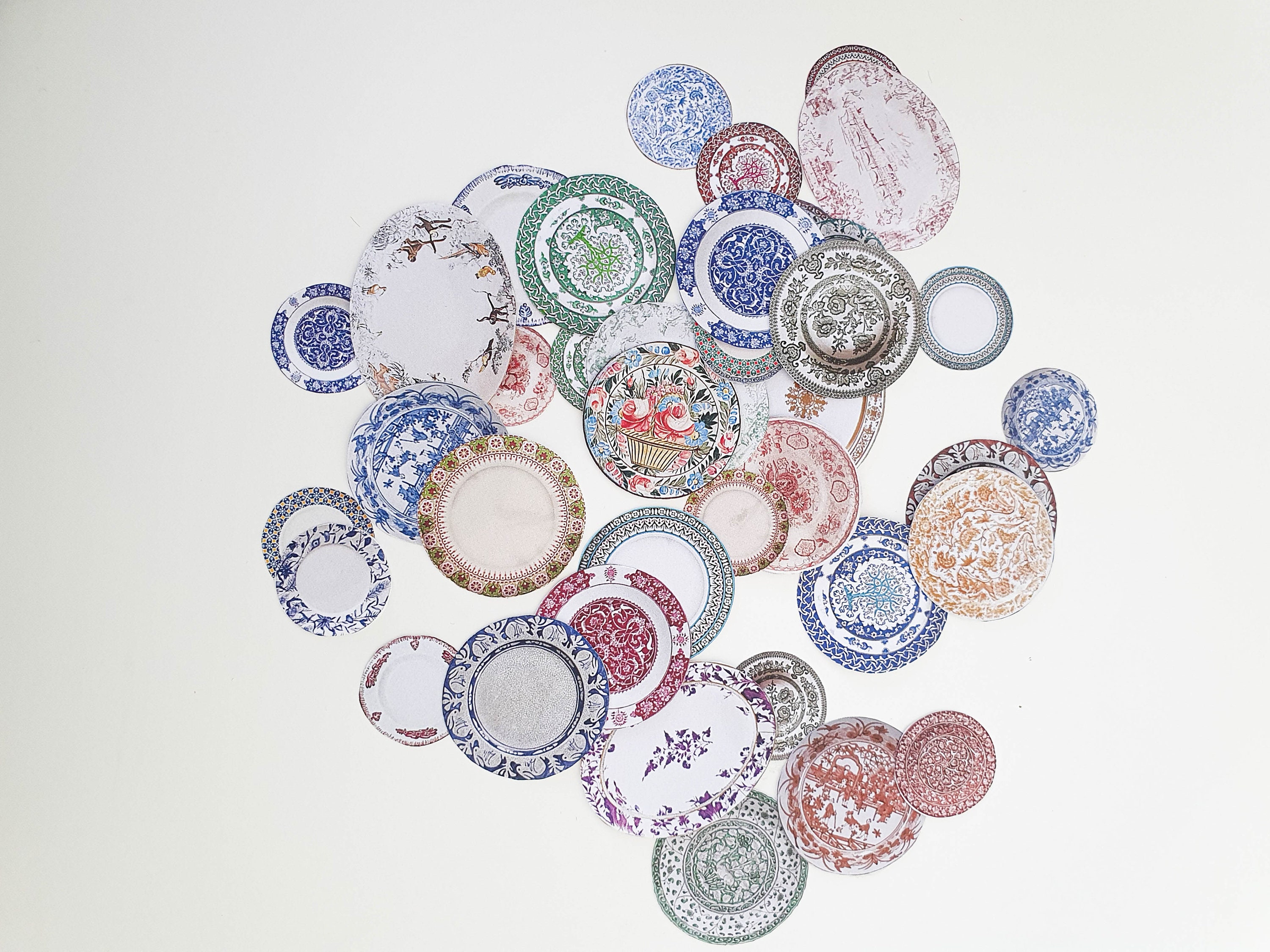 Printable 98 Miniature Plates Vintage Collection Set 3 PDF - Etsy