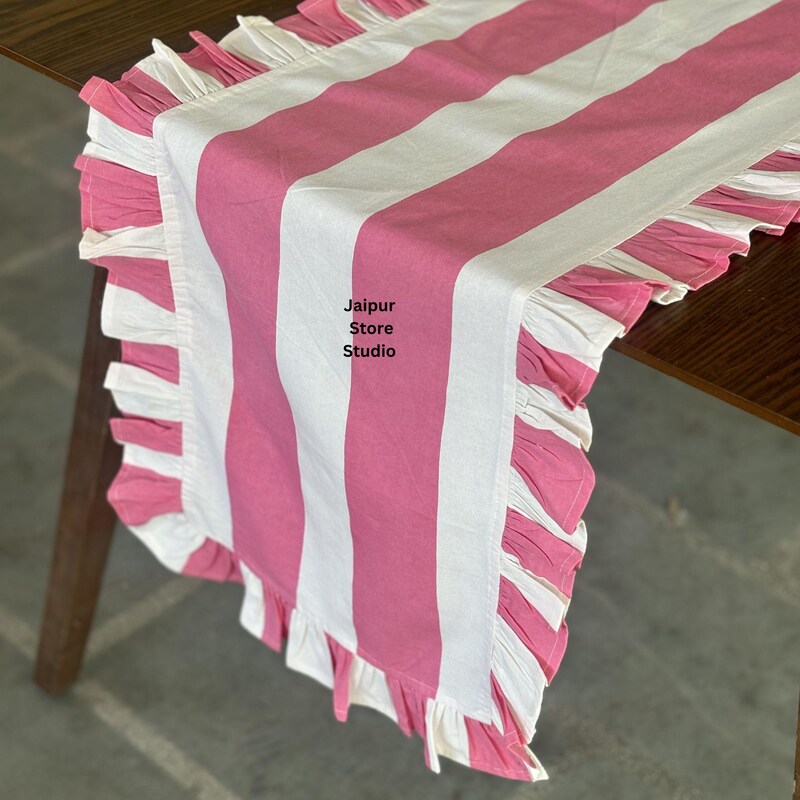 Ruffled Table Runner - Etsy