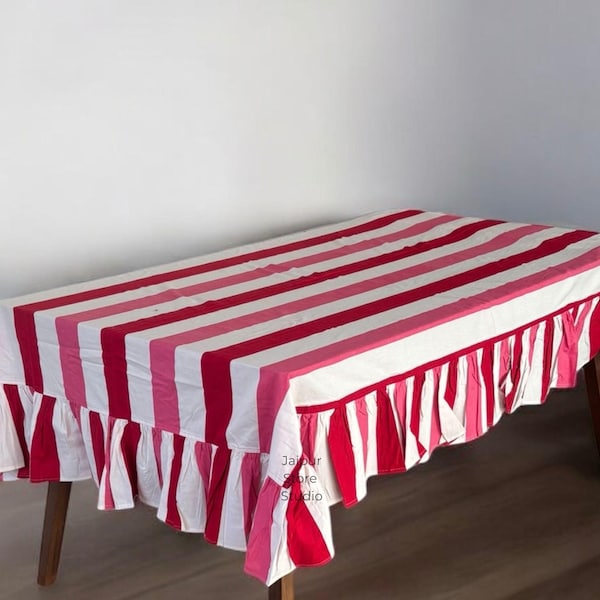 Ruffled Tablecloth - Etsy