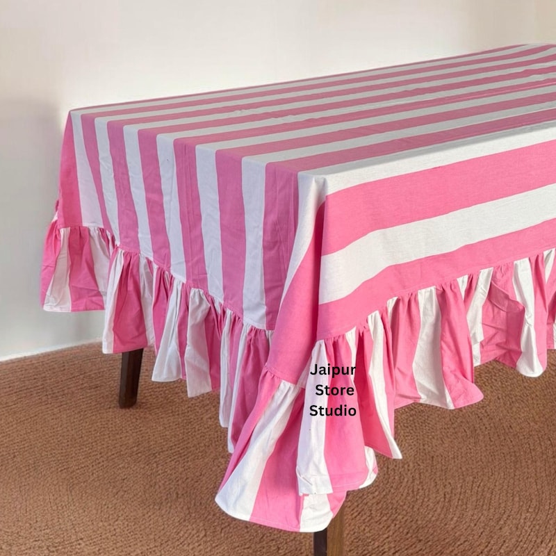 Ruffled Tablecloth - Etsy