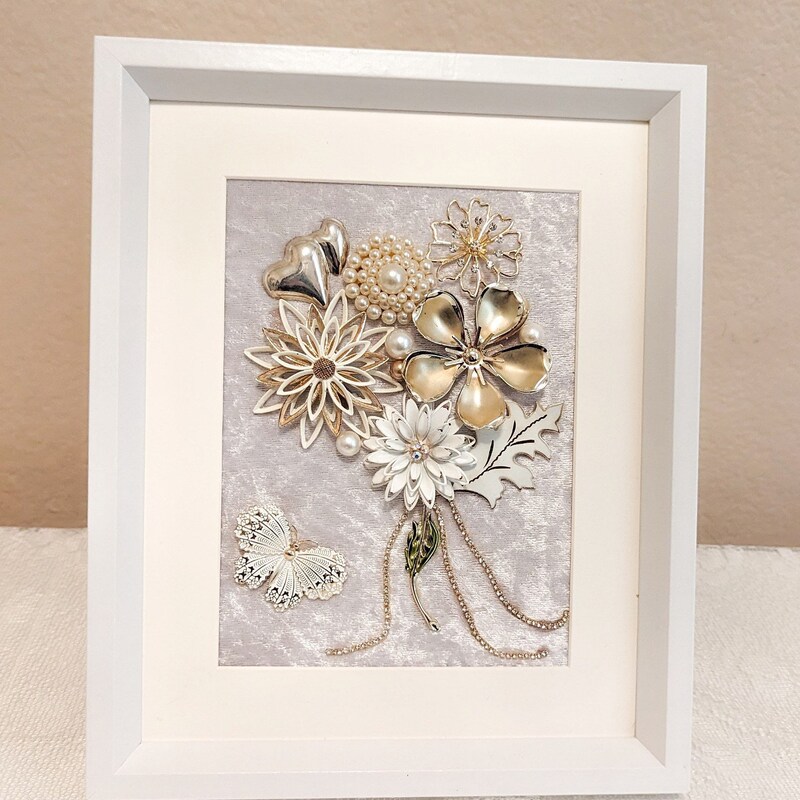 Framed Jewelry Art - Etsy