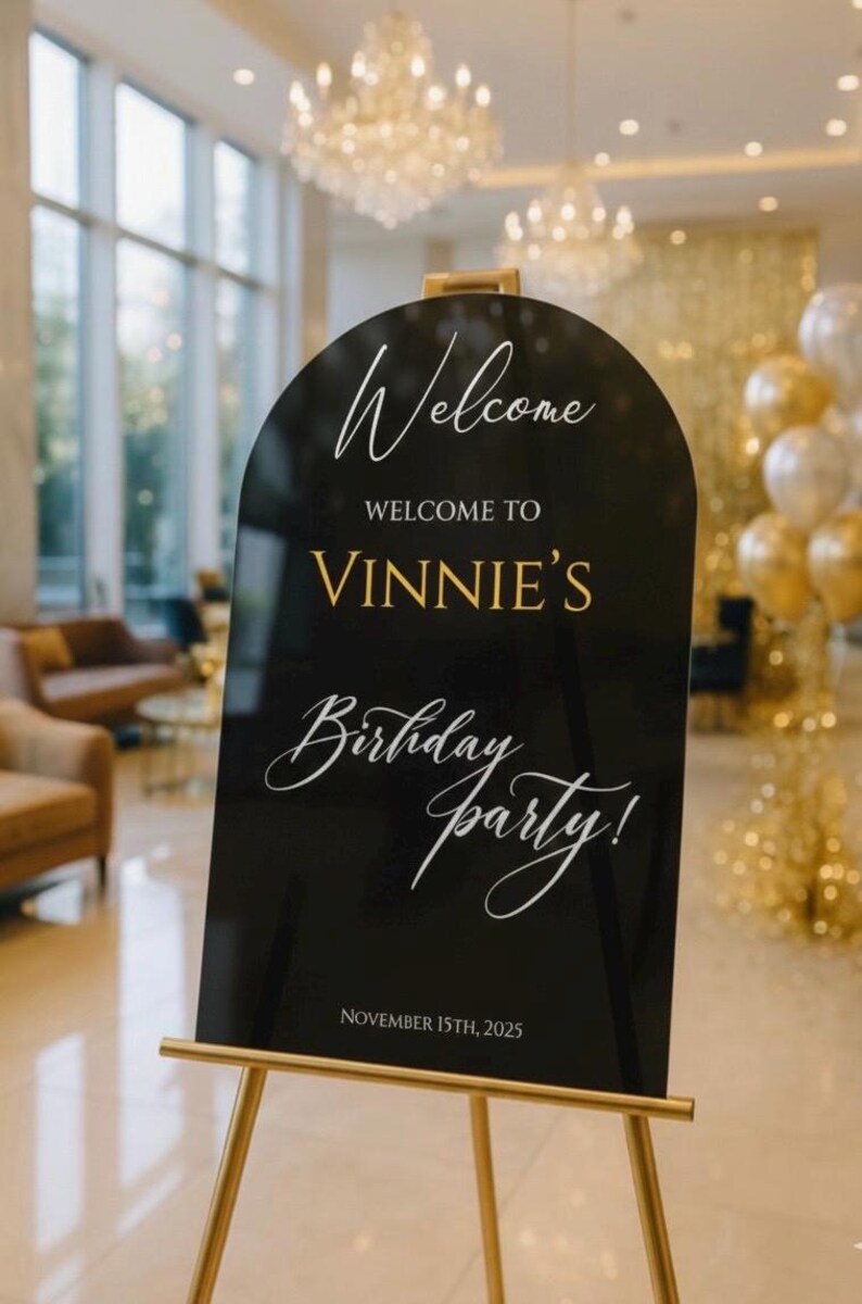 Happy Birthday Sign, Event Signage, Party Decorations - Etsy