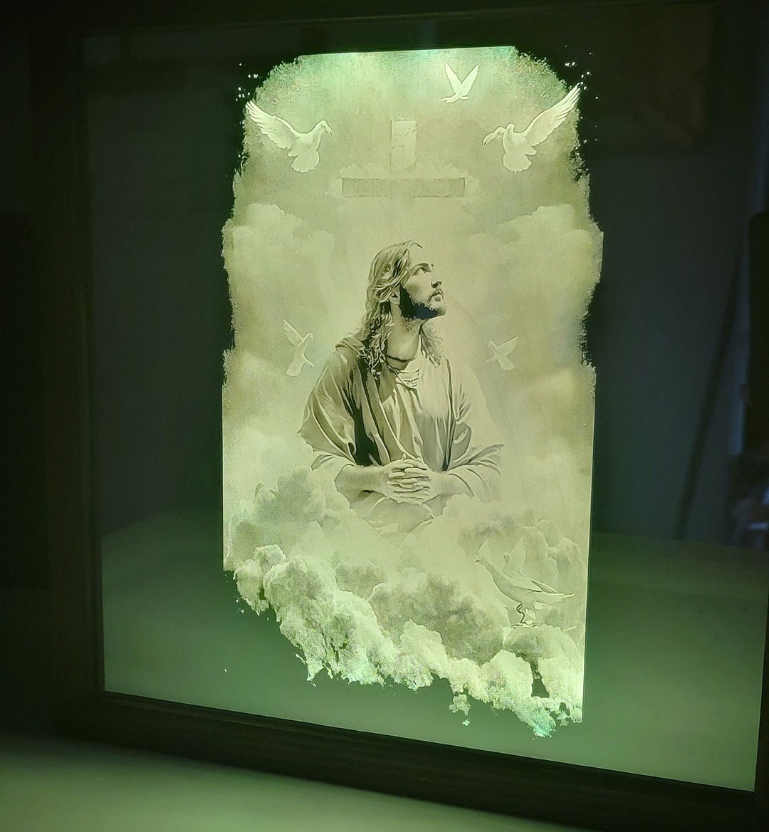 Personalized Picture Lighted Shadow Box - Etsy