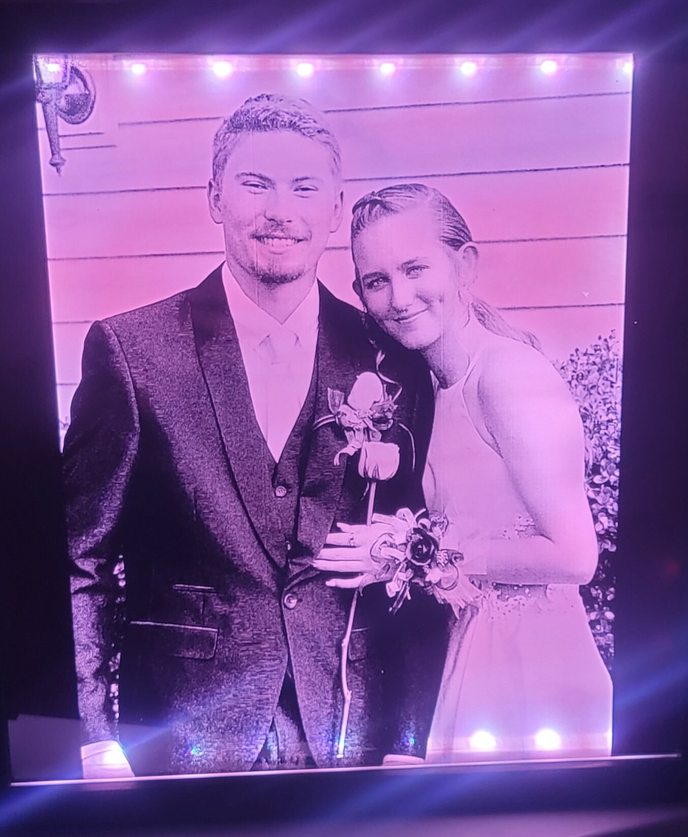 Personalized Picture Light up Shadow Box - Etsy