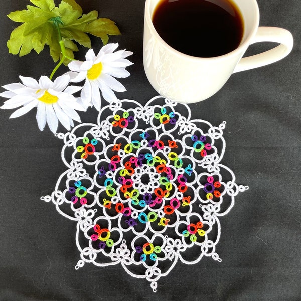 Pdf Shuttle Tatting Chamomile Set Pattern Etsy Canada