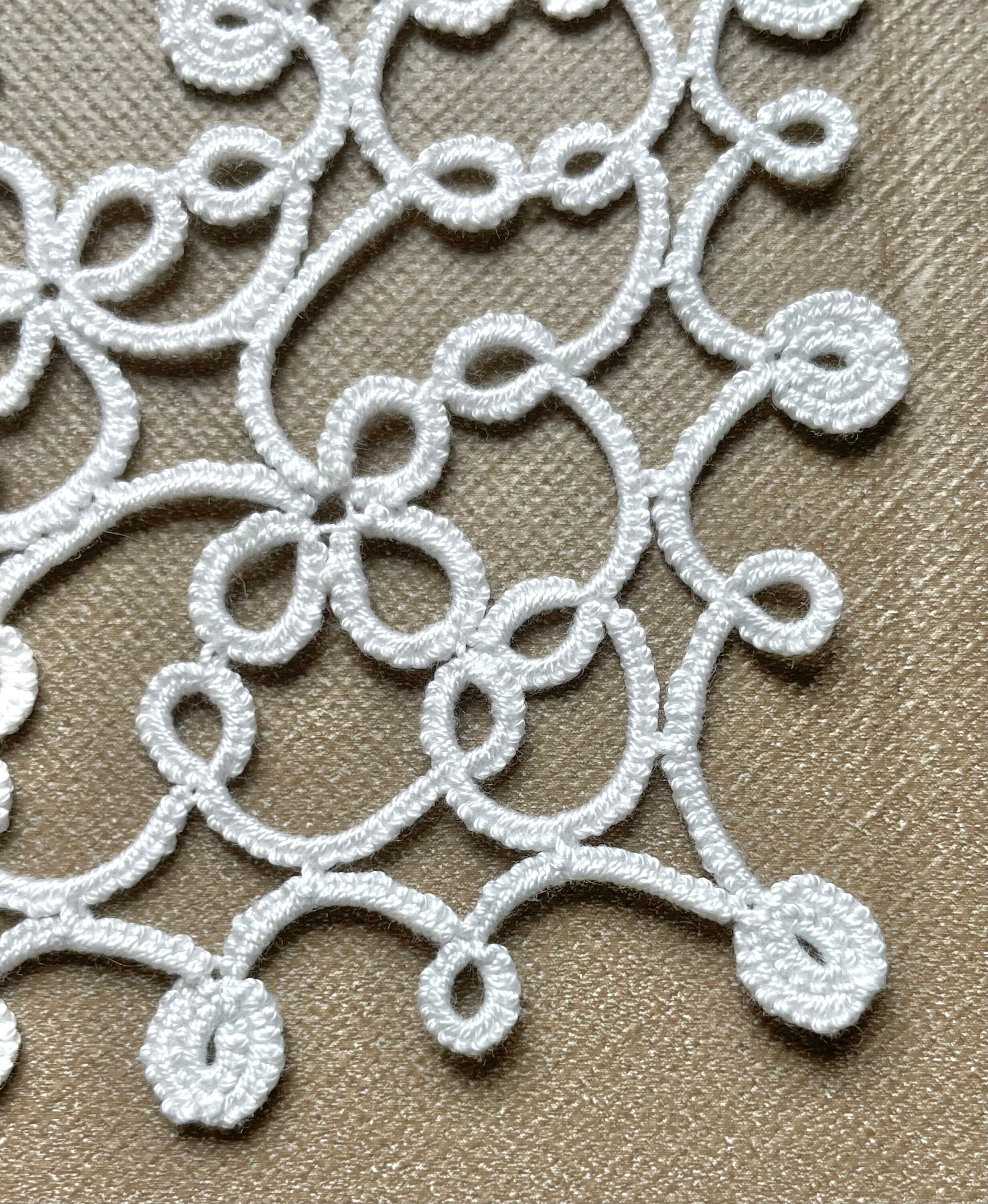 Tatting Pattern PDF Download for Square Shuttle Tatted Doily - Etsy