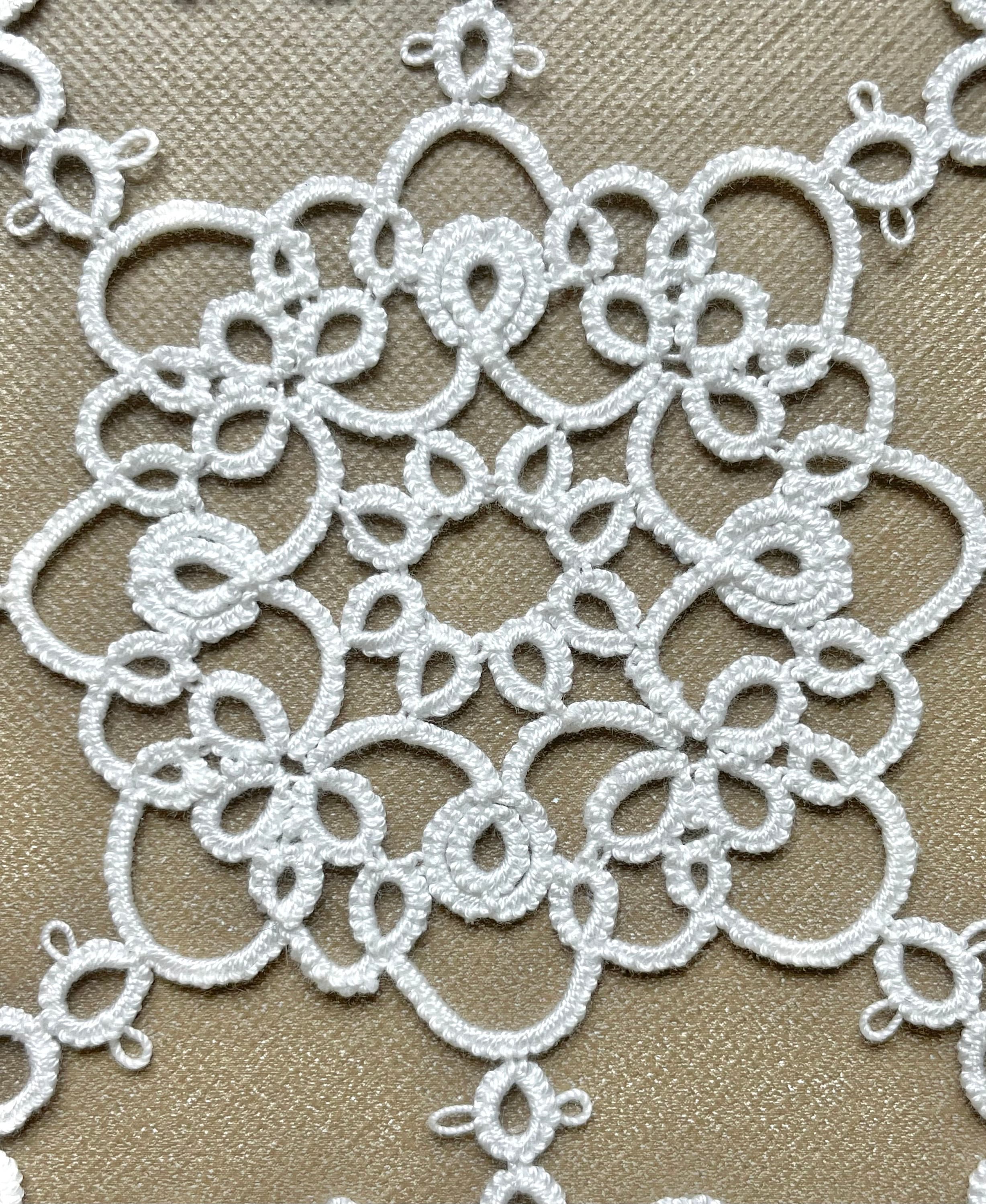 Tatting Pattern PDF Download for Square Shuttle Tatted Doily - Etsy