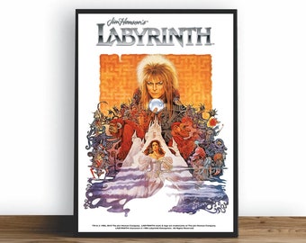 Labyrinth Poster Painting - Etsy