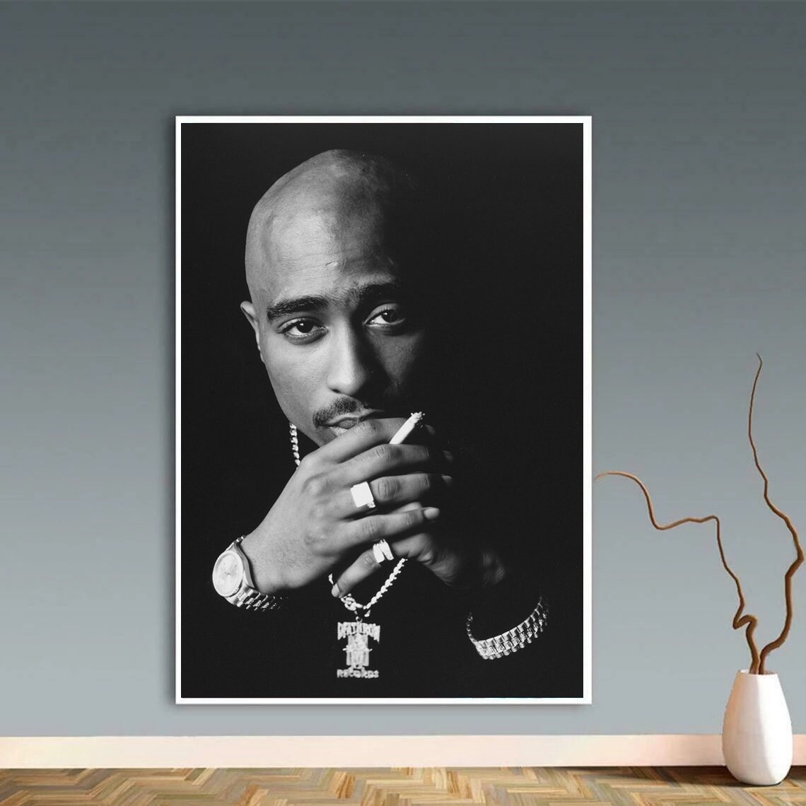 Tupac 2Pac Music Poster Painting Art Wall Canvas For Living Room Home ...