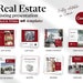 Red Real Estate Instagram Templates: Realtor Social Media (canva ...