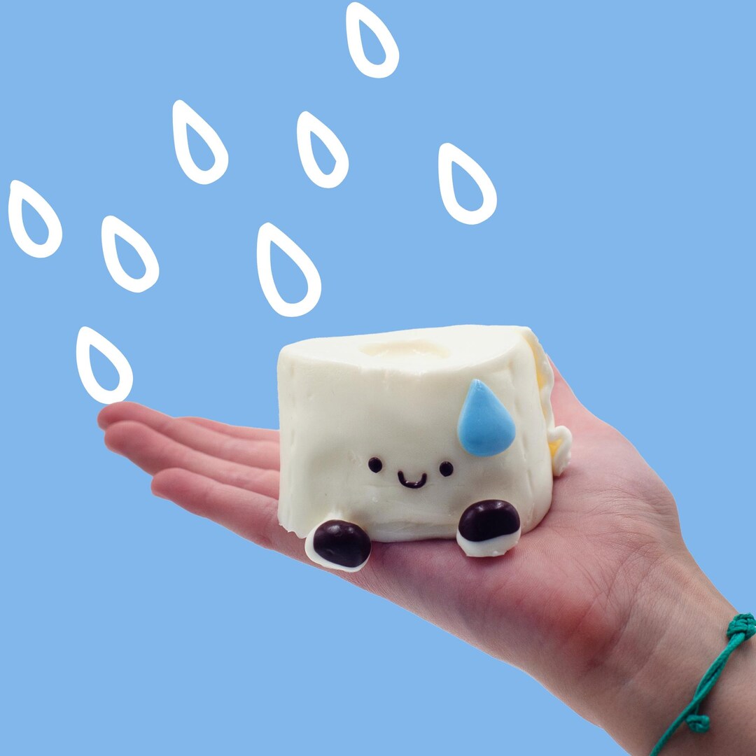 Taba Squishy - Toilet Paper Soft Squishy Toy in a Bag, Kawaii Desk Toy ...