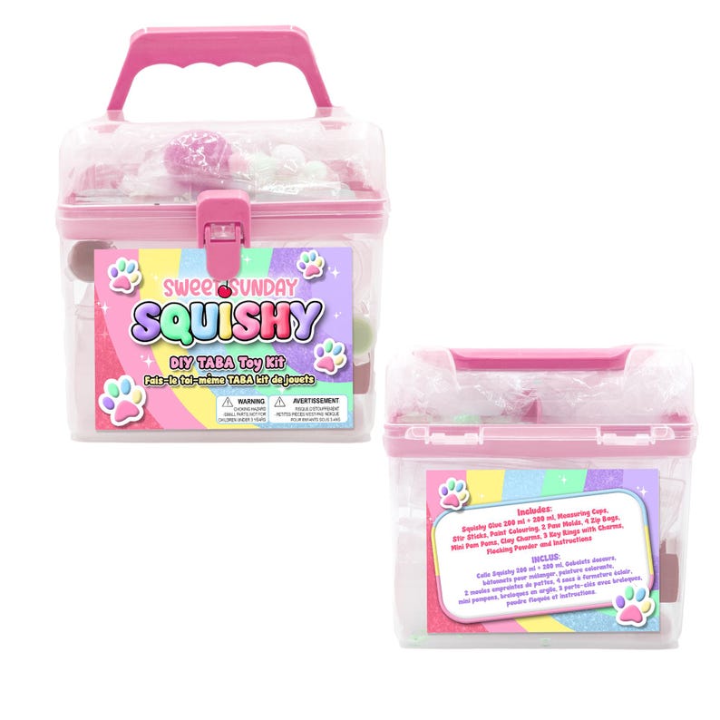 Taba Squishy Kit - Make up to 4 Paw Print Squishy Toys, Squishy Making ...