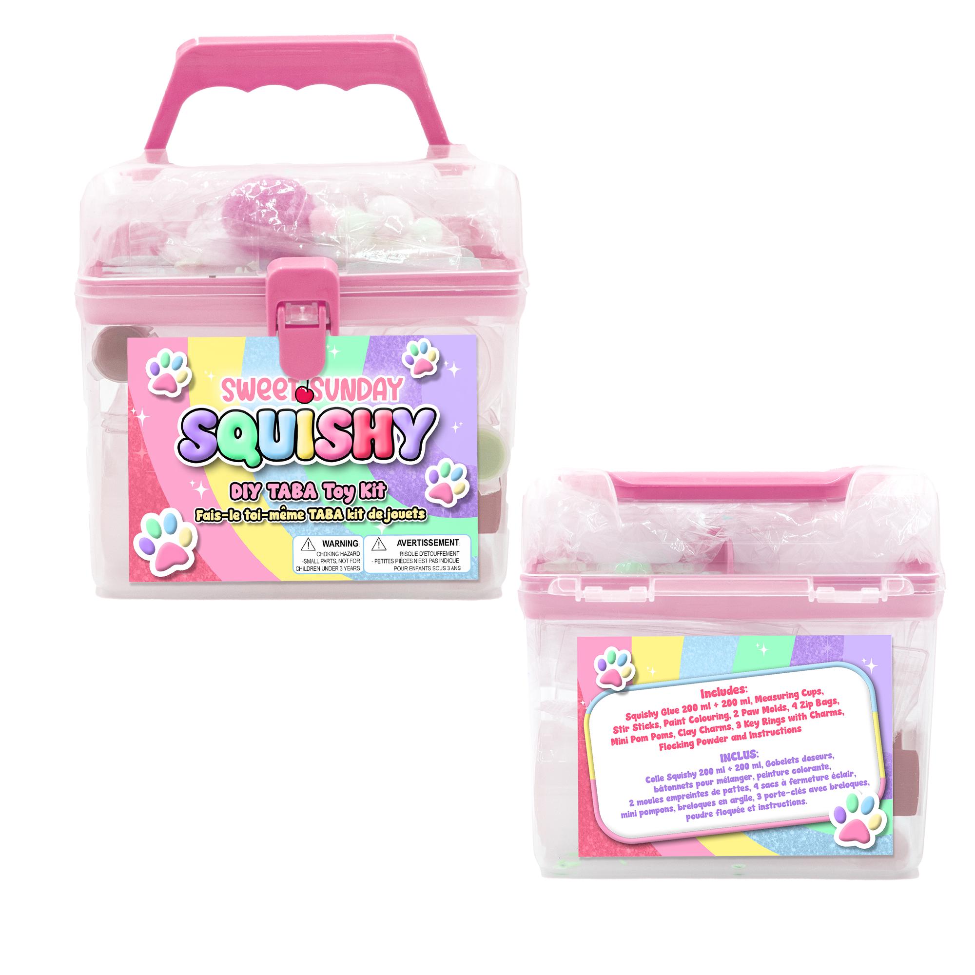 Taba Squishy Kit - Make up to 4 Paw Print Squishy Toys, Squishy Making ...