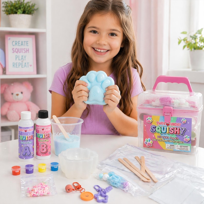 Taba Squishy Kit, DIY Squishy Kit for Kids, Squishy Making Kit, Make ...