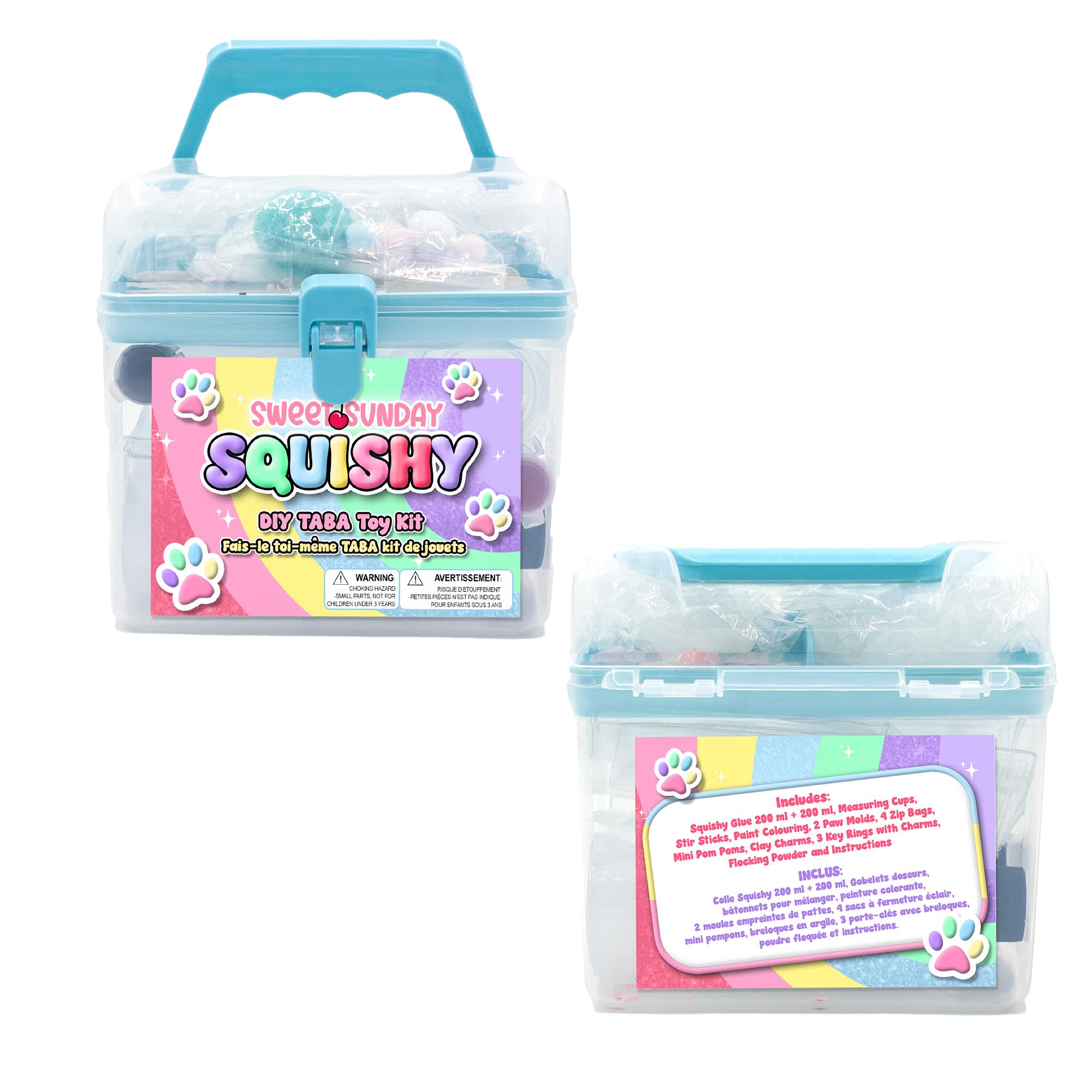 Taba Squishy Kit - Make up to 4 Paw Print Squishy Toys, Squishy Making ...