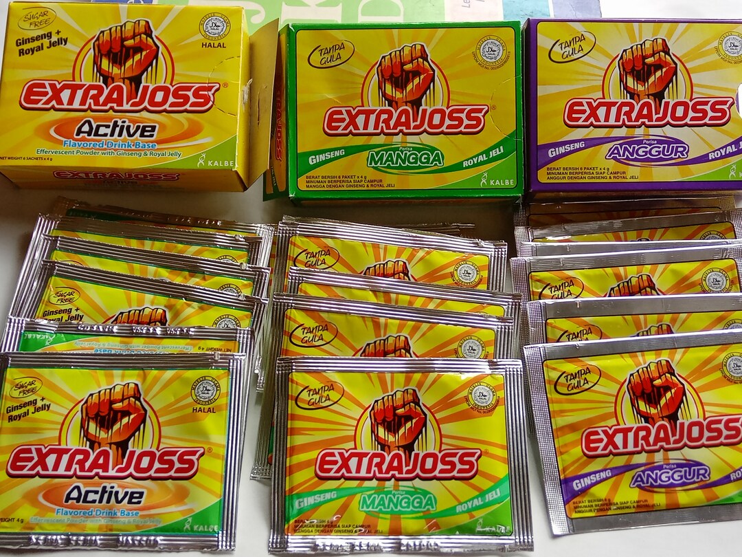 Energy Drink Powder..extra Joss Instant Sachet Cocktail Mix.. + Ginseng ...