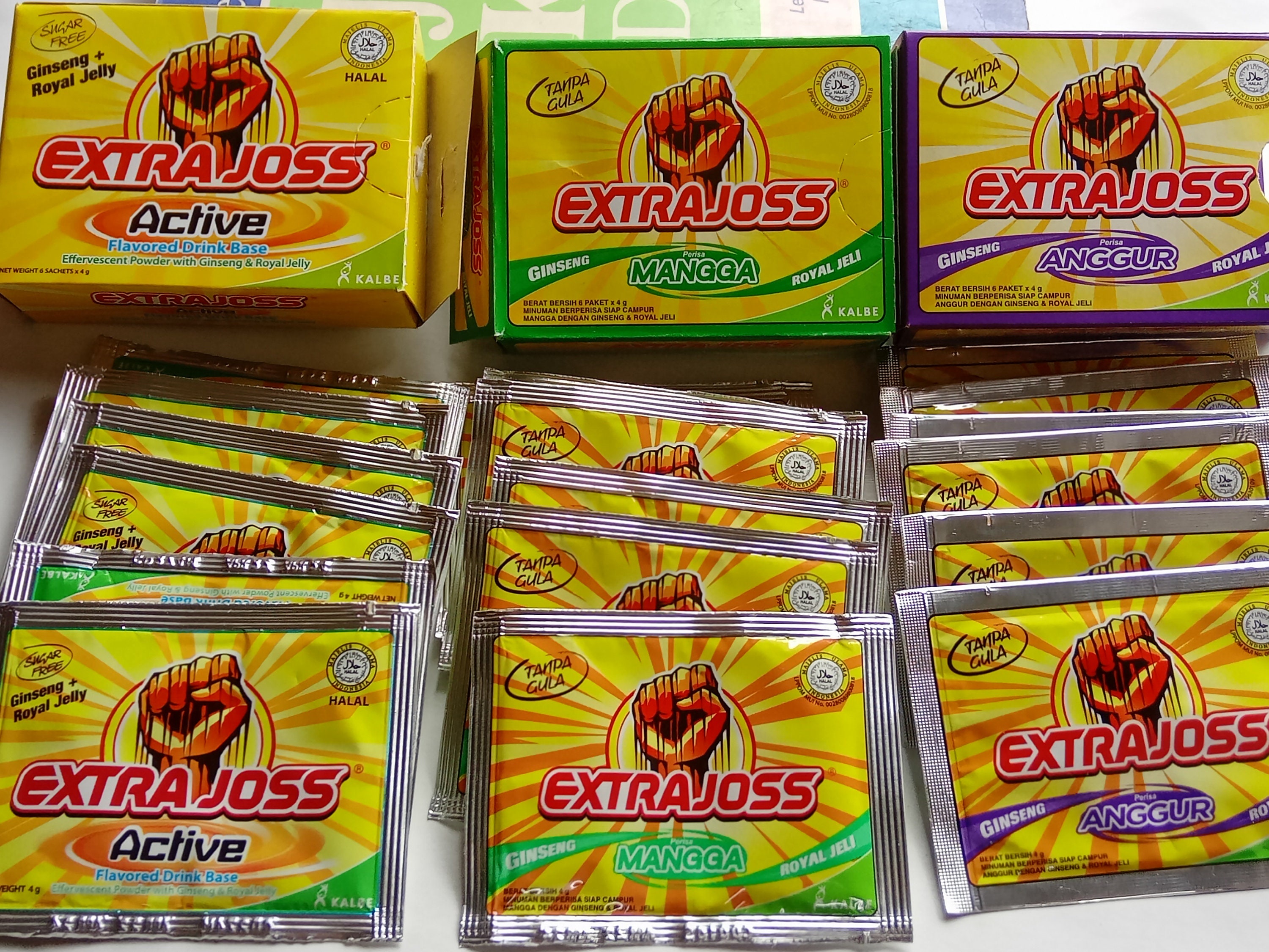 Energy Drink Powder..extra Joss Instant Sachet Cocktail Mix.. + Ginseng ...