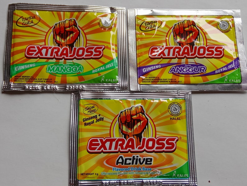 Energy Drink Powder..extra Joss Instant Sachet Cocktail Mix.. + Ginseng ...