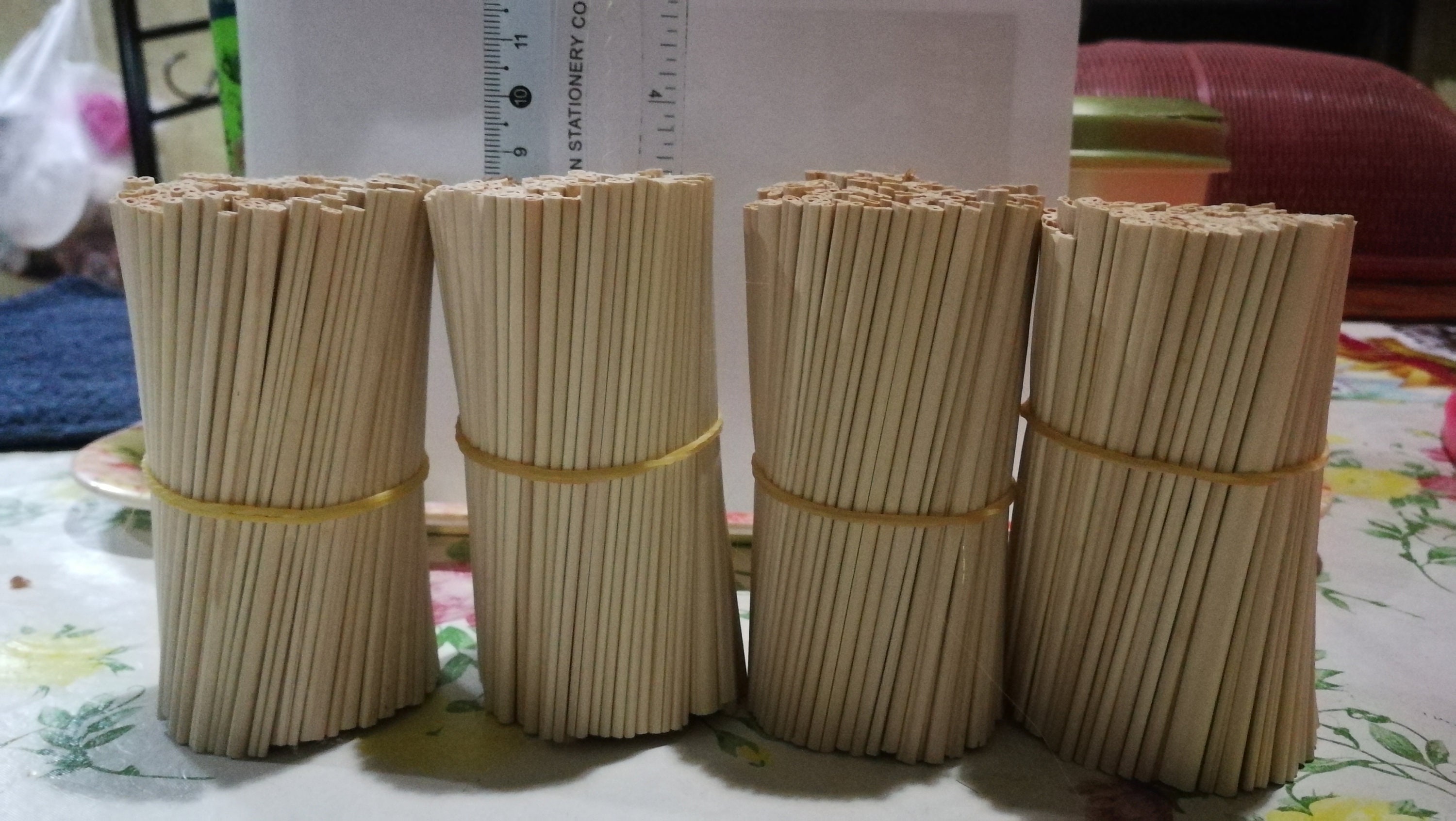 Palm Leaf Pre Rolled Wraps 4 Bundle Nipah Leaves....approx 100 Leaves ...