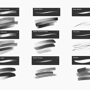 Copic Markers Kit | Digital Alcohol Markers Procreate | Marker Paper ...