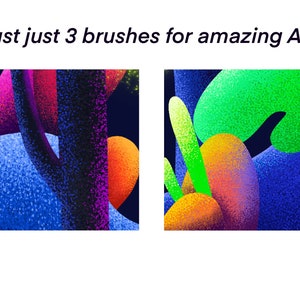 Grain Shader Brushes Procreate| Procreate Grain Brush Set | Textured ...
