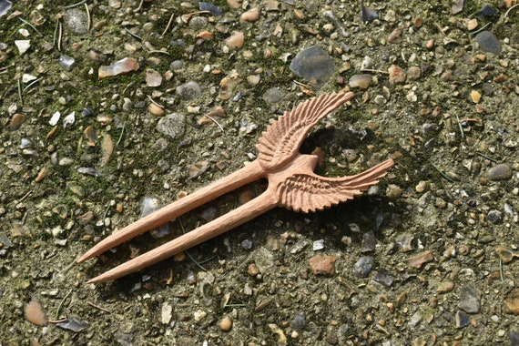 Unique Wing Shaped Hair Fork/stick Limited to 1 - Etsy