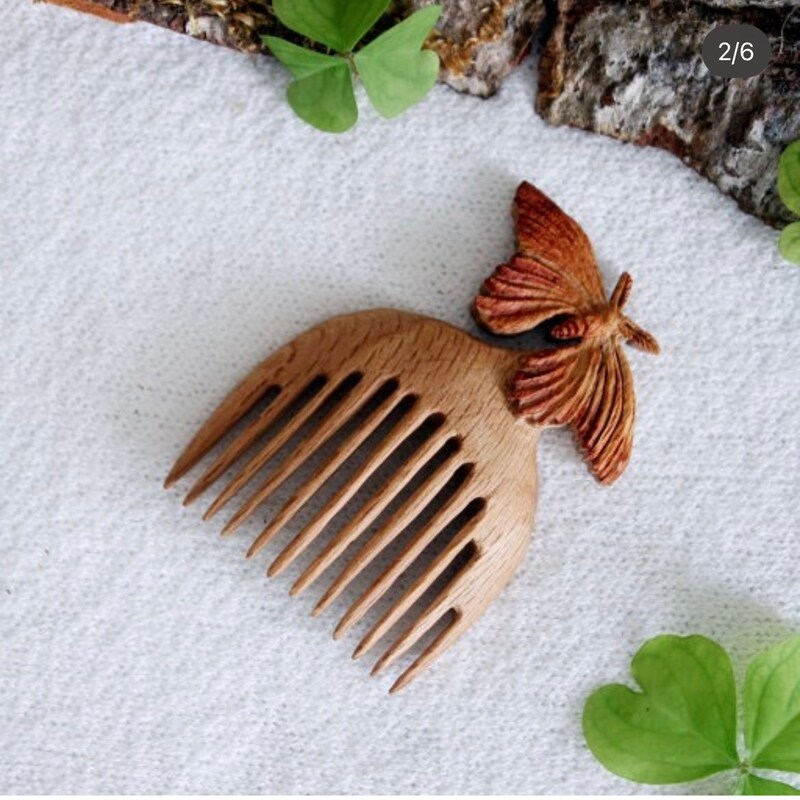 Wooden Comb - Etsy
