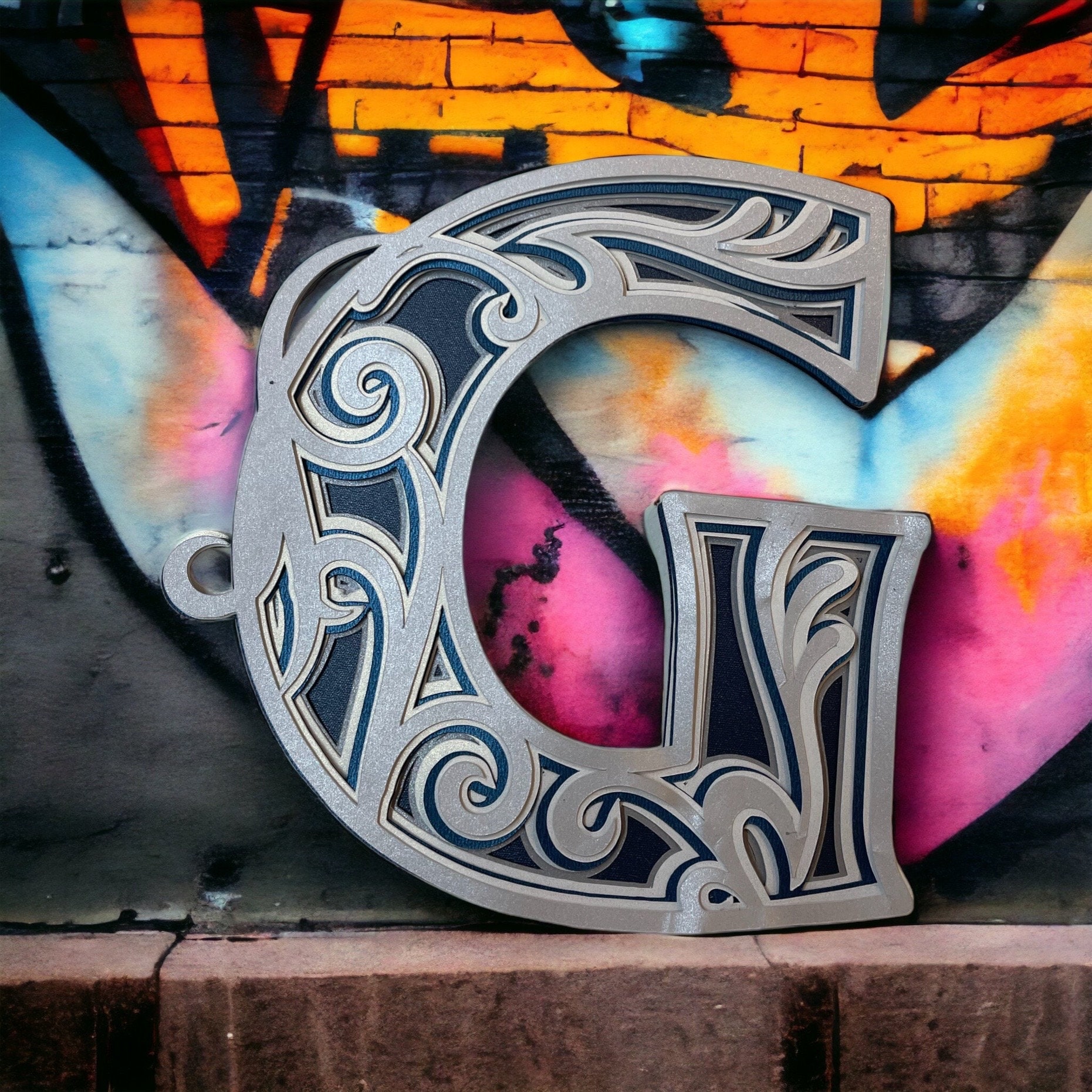 Monogram SVG Letter G, 6 Layered Alphabet Letter G, Other Formats ...