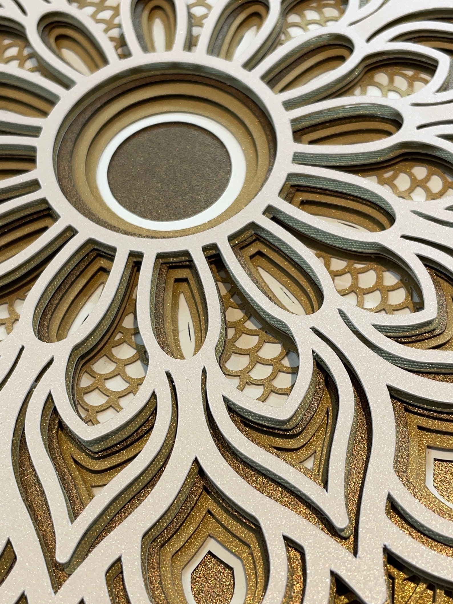 3d Layered Mandala SVG for Crafting. SVG Mandala Design. - Etsy