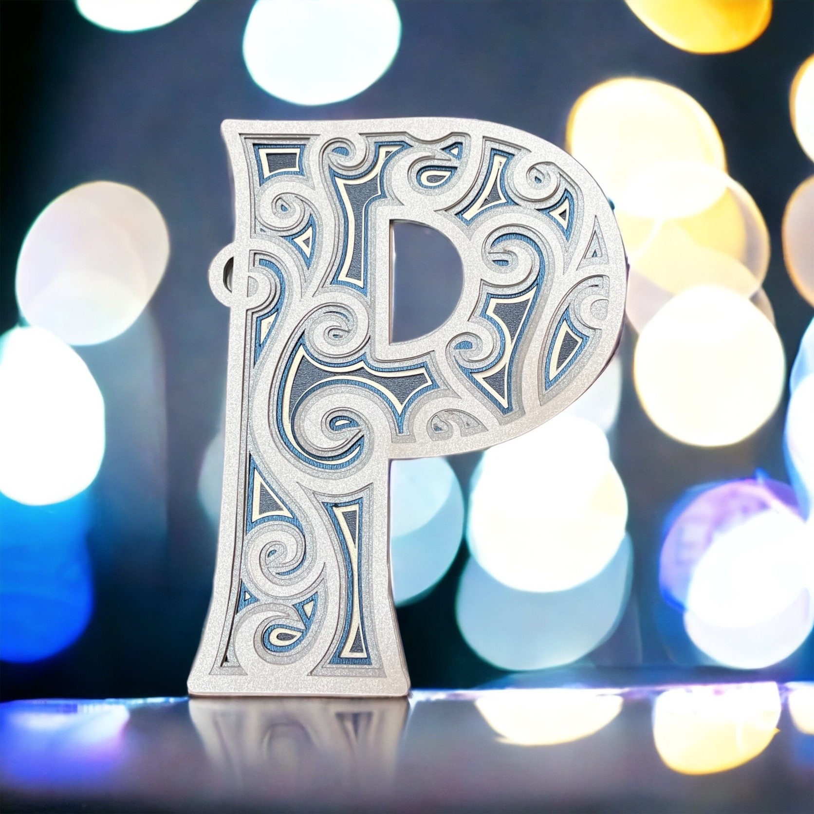 P Layered Monogram Letter SVG P Instant Download Design for ...