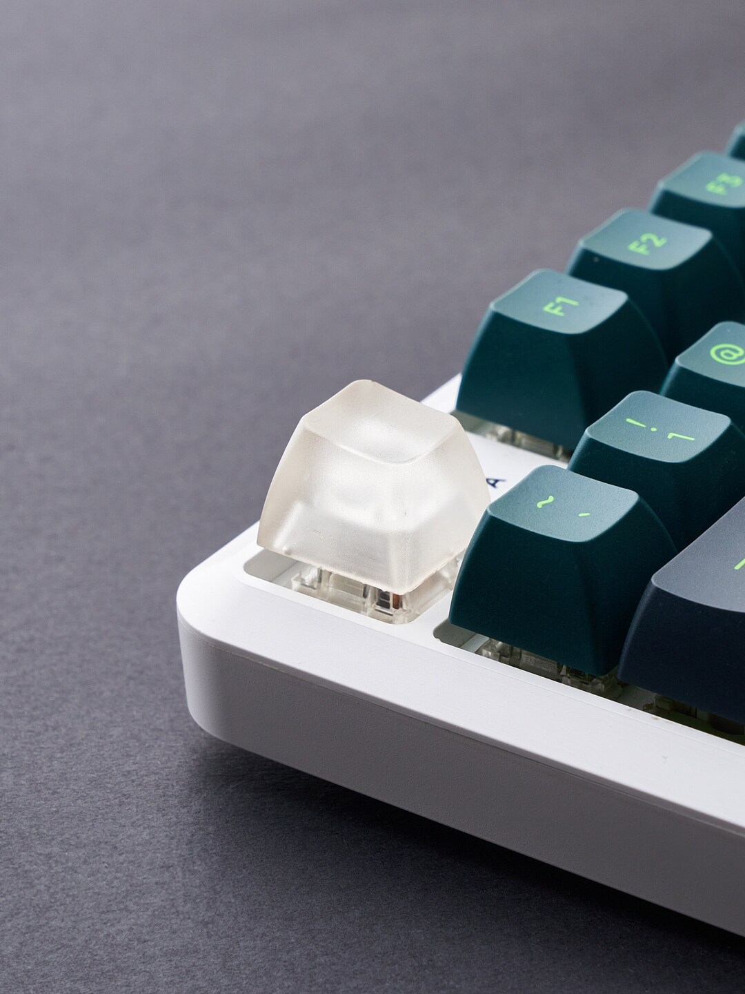 Artisan Keycap, Keycap, Clear Frosted Keycap , Keycap Handmade SA ...