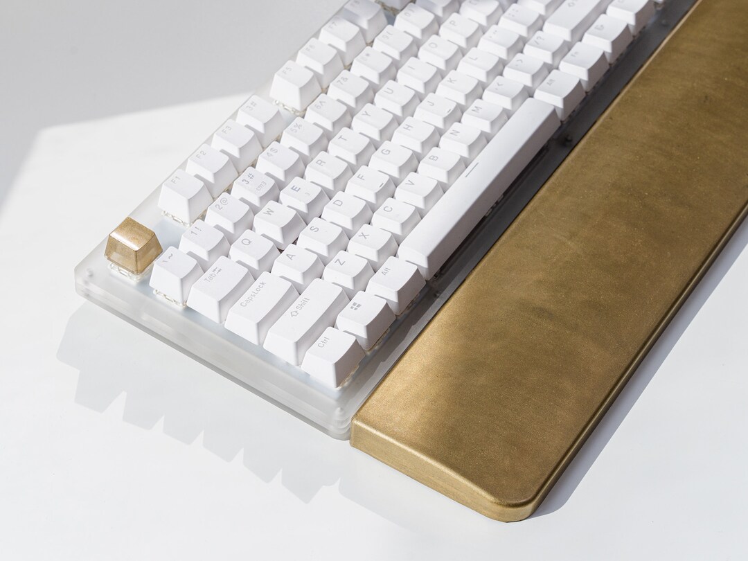 Gold Plated Wrist Rest Artisan Hand Rest Resin Wrist Rest Keyboard ...