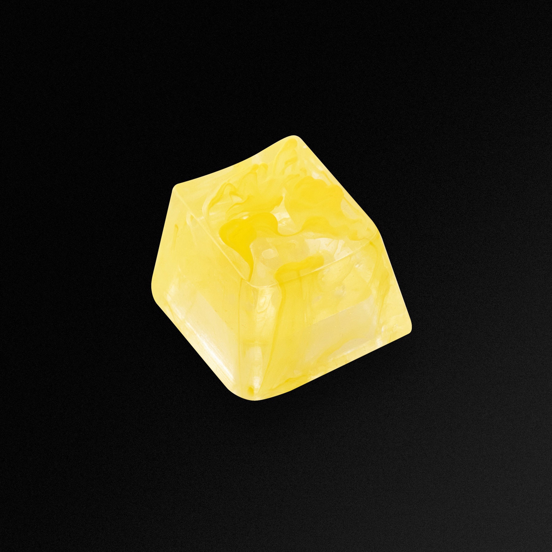 Artisan Keycap, Yellow Detailed Keycap , Keycap Handmade OEM Back Lit ...