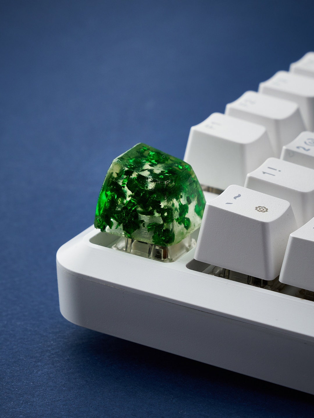 Artisan Keycap, Emerald Keycap , Keycap Handmade SA Keycaps for Cherry ...
