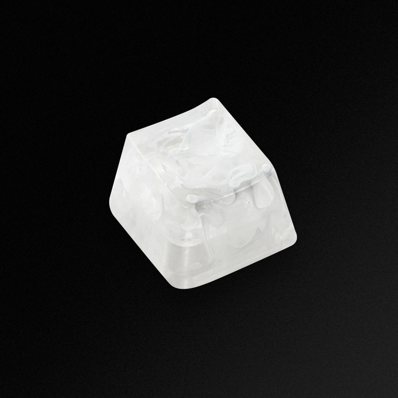Artisan Keycap, White Detailed Keycap , Keycap Handmade OEM Back Lit ...