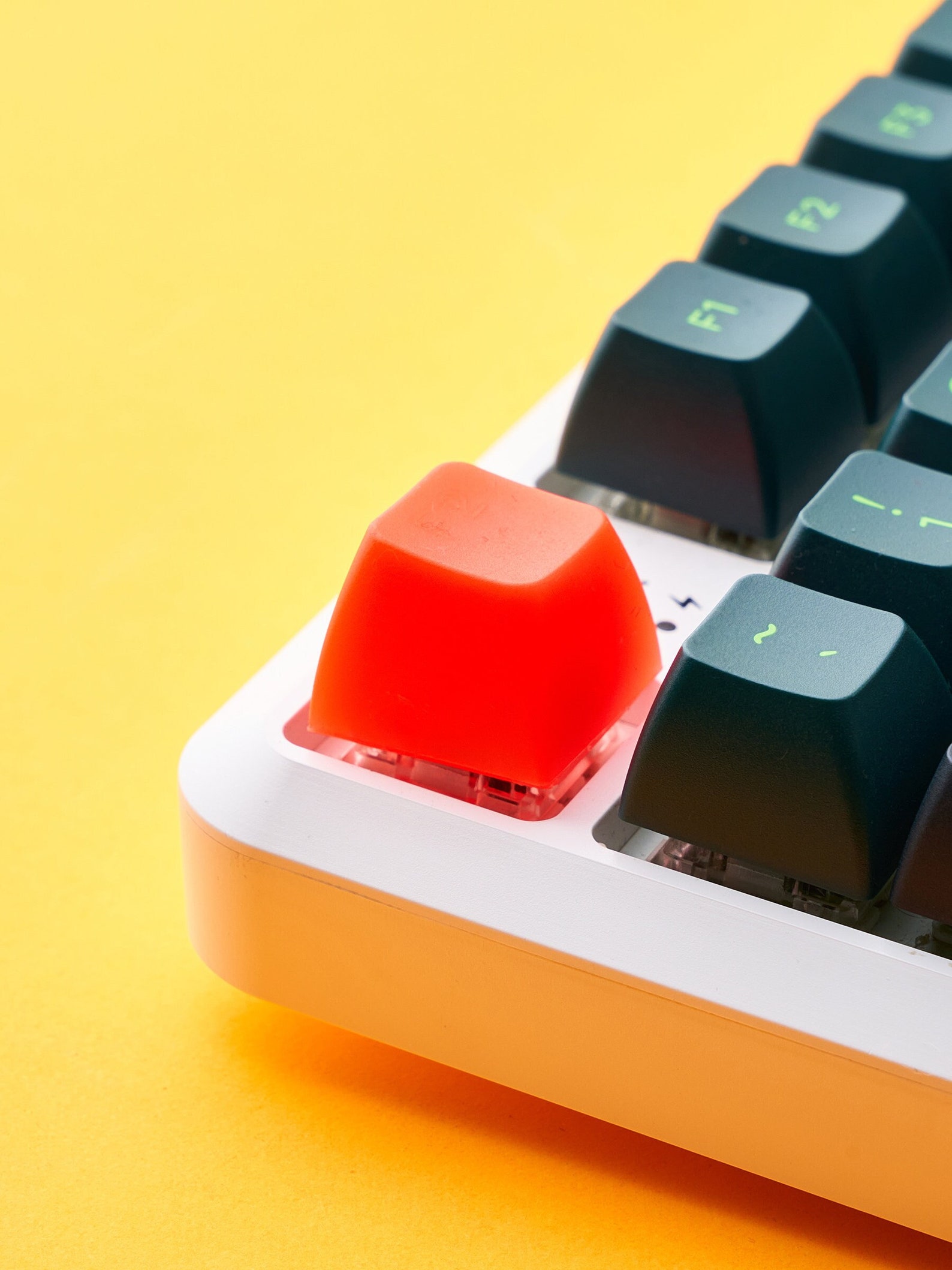 Artisan Keycap, Keycap, Frosted Orange Keycap , Keycap Handmade SA ...