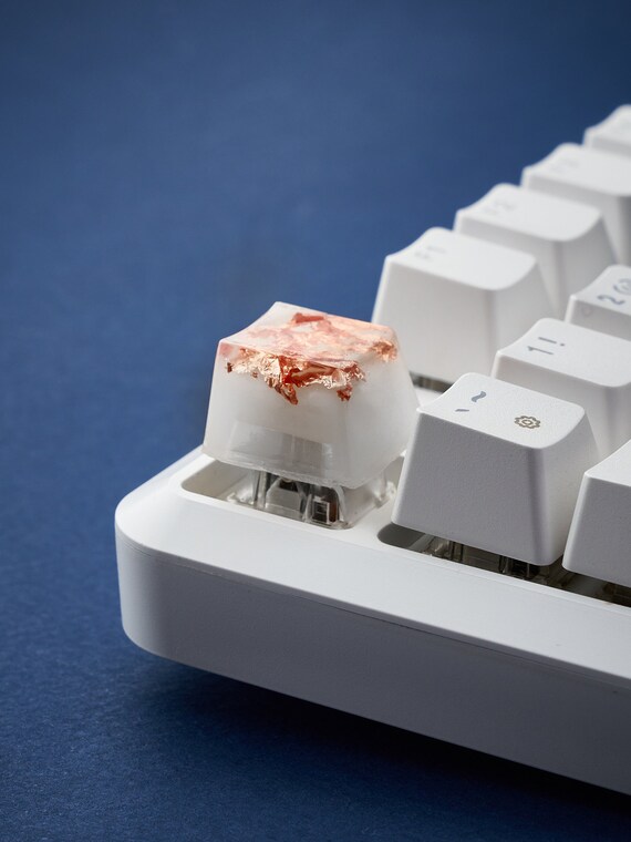 Artisan Keycap Red and White Keycap Keycap Handmade OEM Back - Etsy